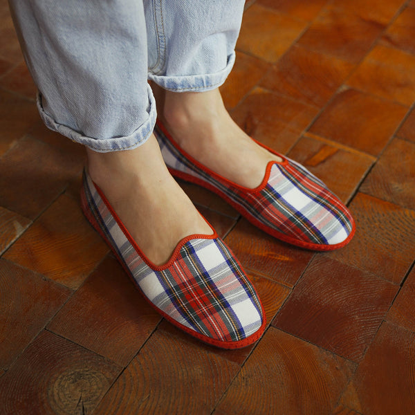 Velasca | Plaid Friulane shoes, handmade in Italy