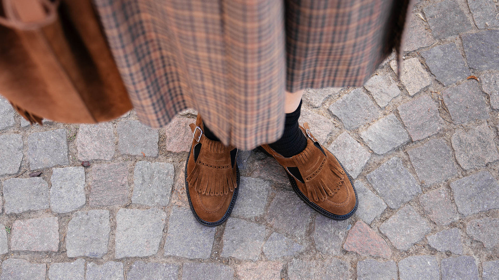 Velasca | Shoes with fringe and a strap, Made in Italy